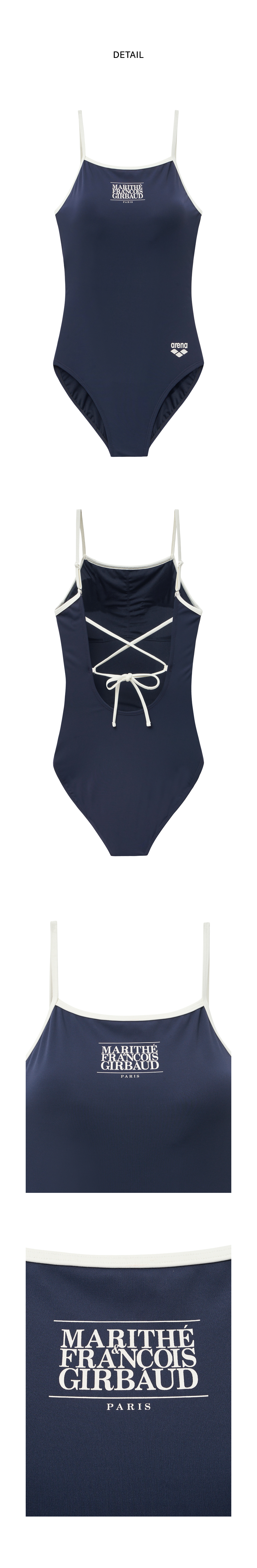 MFG X ARENA W CLASSIC LOGO SWIMSUIT navy - 감도 깊은 취향 셀렉트샵 29CM