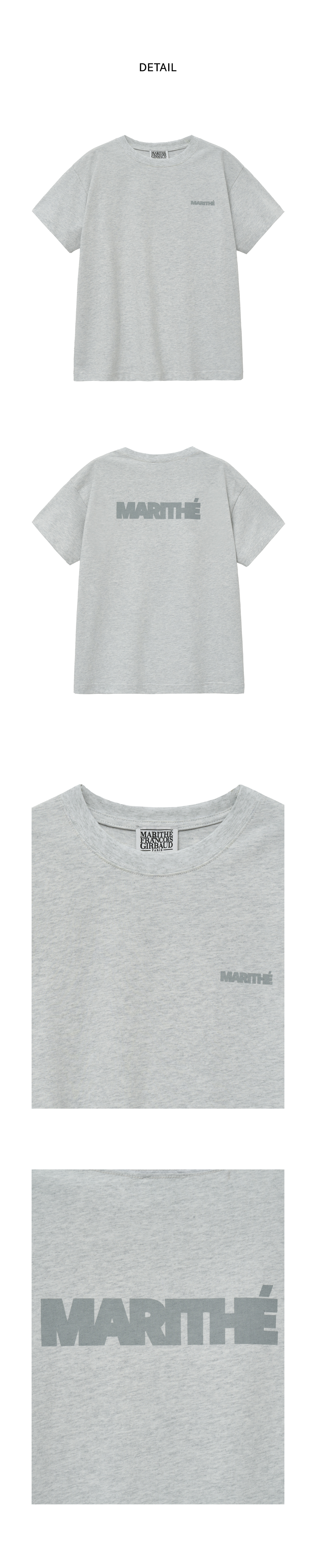 UNION LOGO TEE light heather gray - 감도 깊은 취향 셀렉트샵 29CM
