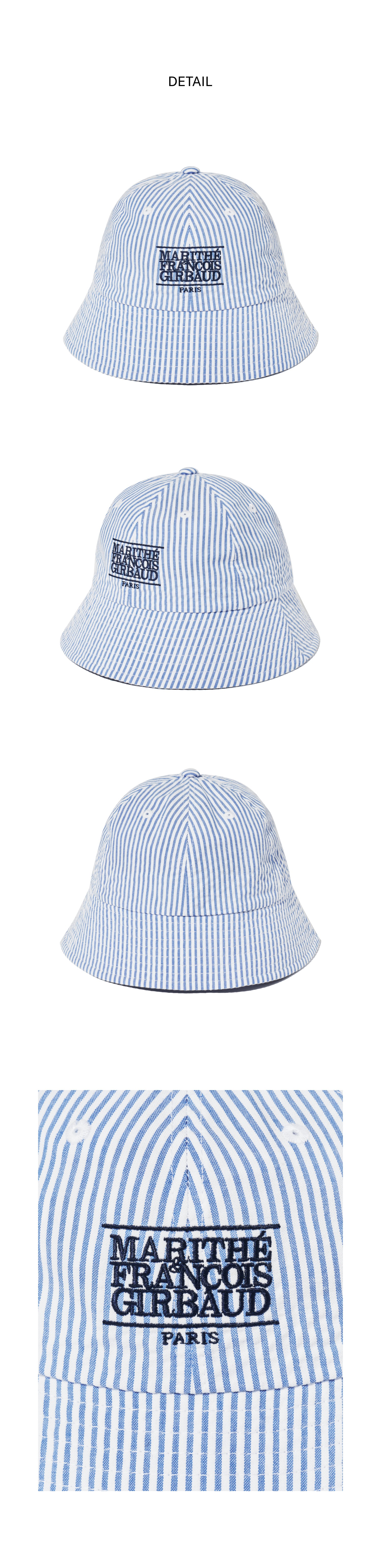 KIDS SEERSUCKER ROUND BUCKET HAT light blue - 감도 깊은 취향 셀렉트샵 29CM