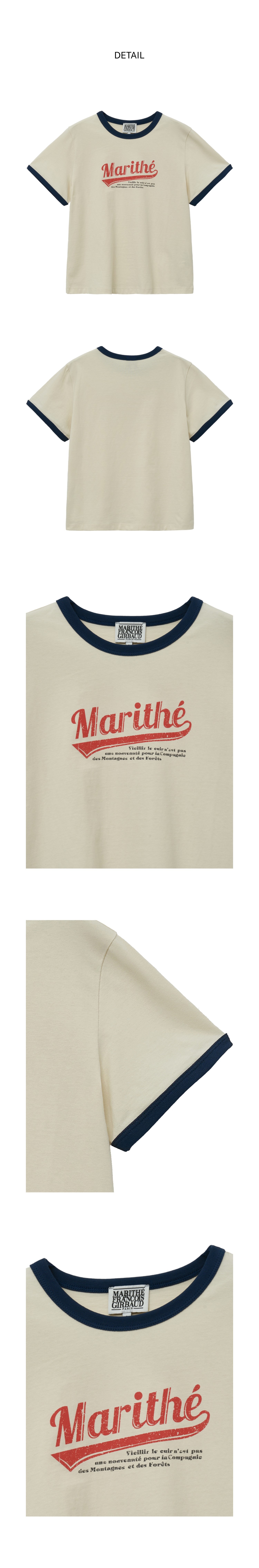 W VINTAGE BASEBALL RINGER TEE ivory - 감도 깊은 취향 셀렉트샵 29CM